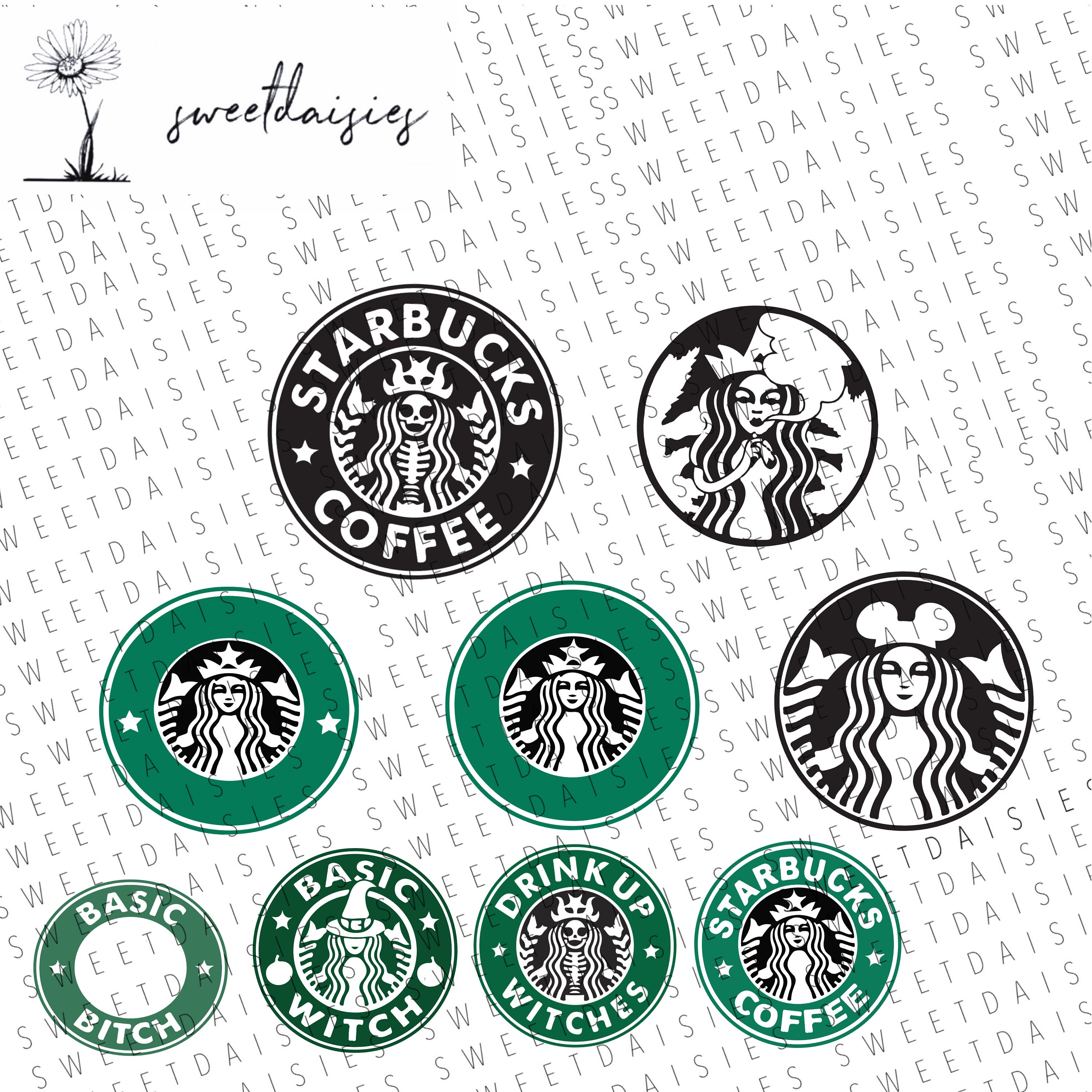 Starbucks Logo SVG File Bundle / Descarga instantánea / Cricut | Etsy ...