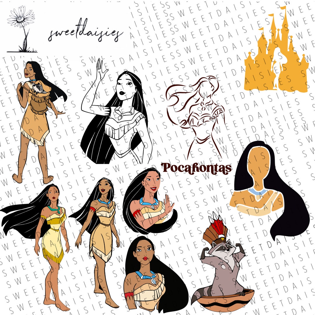 Pocahontas SVG File Bundle Instant Download Cricut File Cricut Design ...