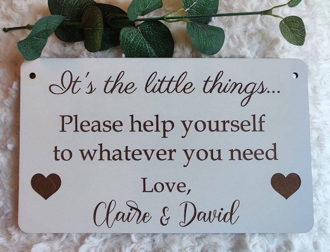 Wedding Bathroom Basket Signs Irish Made - Etsy