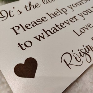 Wedding Bathroom Basket Signs Irish Made - Etsy