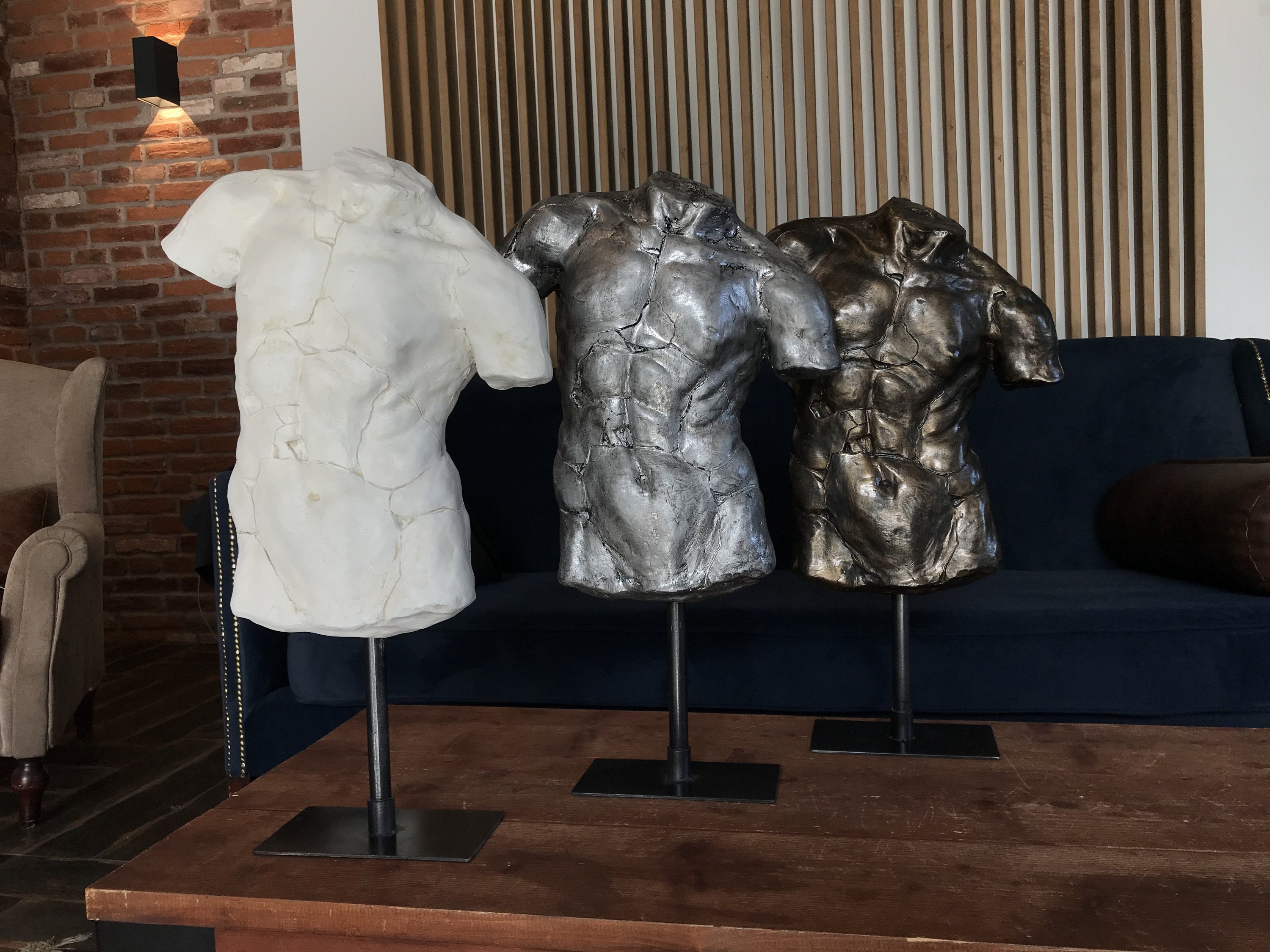 Large White Greek Statue David Greek Mythology Sculpture for - Etsy