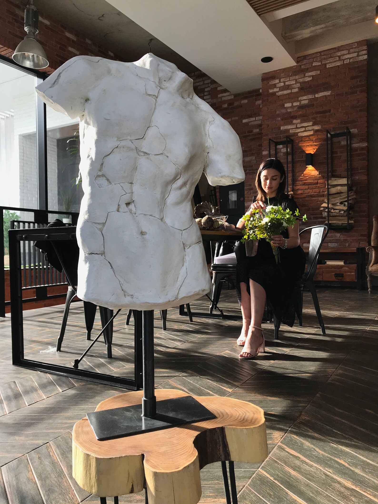 Large White Greek Statue David Greek Mythology Sculpture for Bedroom ...