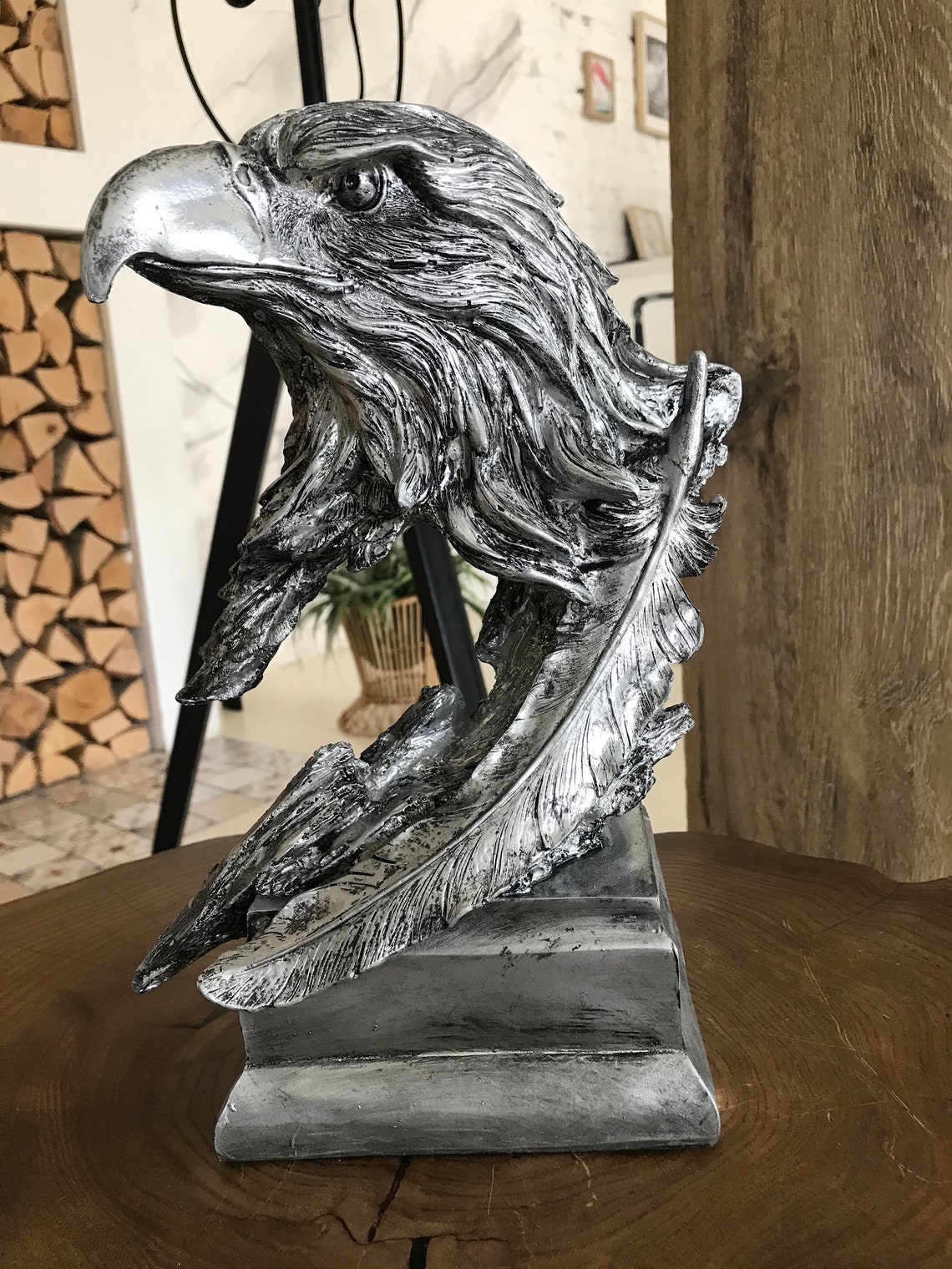 The Fire Lion Sculpture in Black and Gold Gold Vintage Greek - Etsy