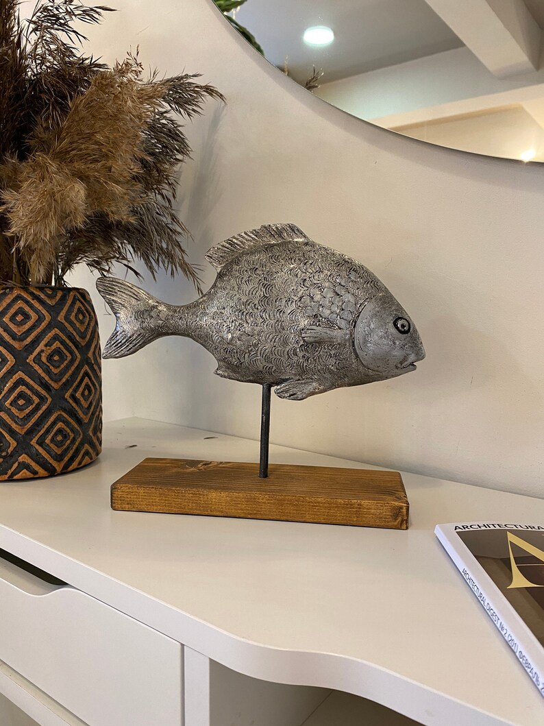 Figurines Seaside Home Decor Asian Ocean Koi Fish Living Room Decor ...