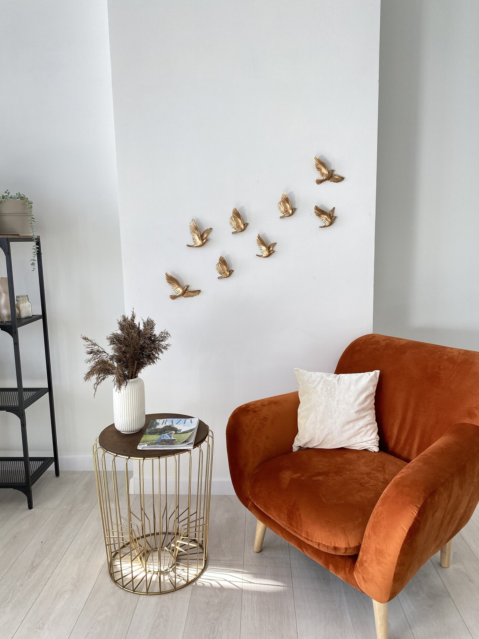 Flying Birds Spring Wall Decor for Bedroom Hanging Sculpture Beach Bird ...