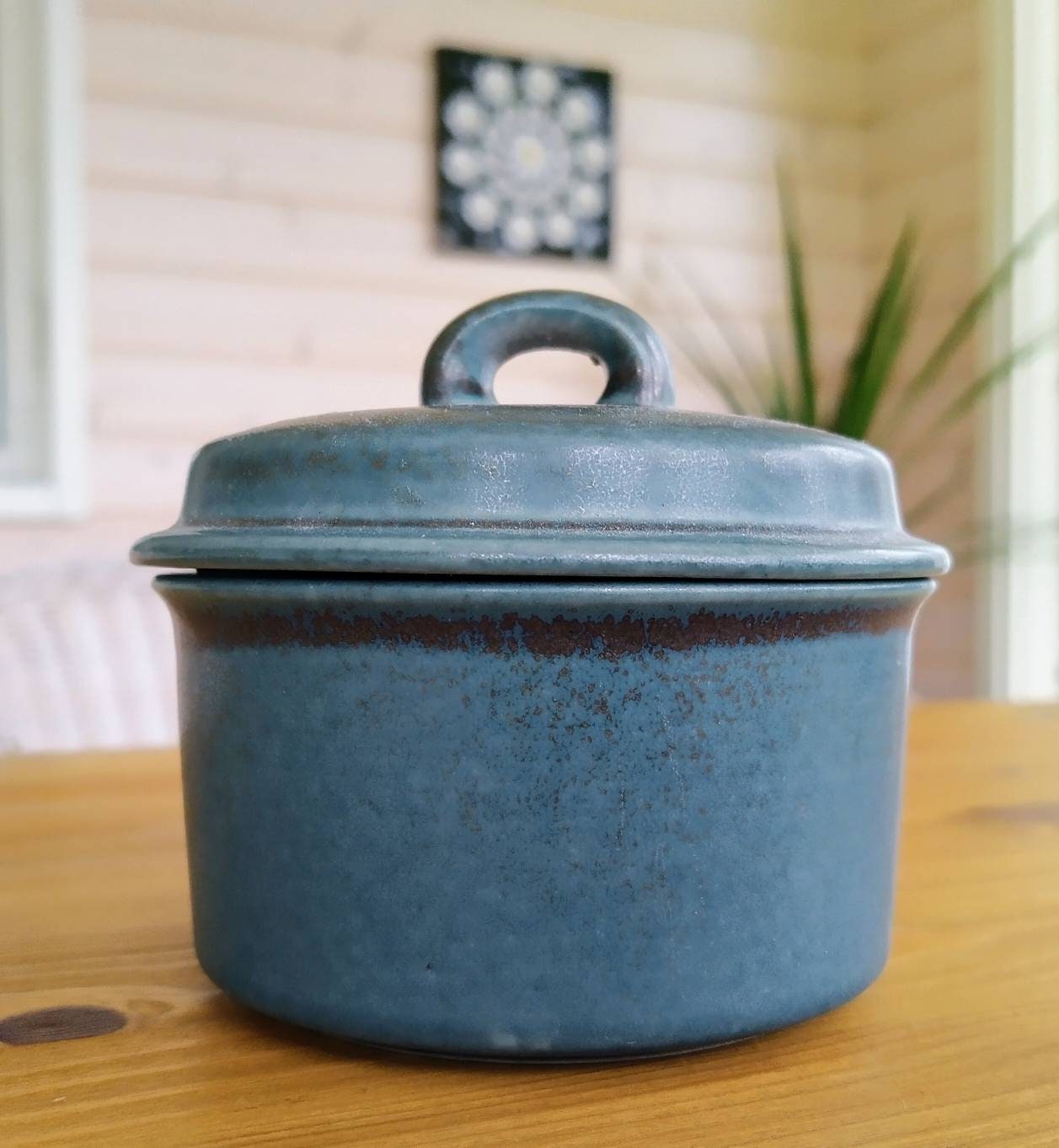 Arabia Finland Pottery Green Blue Ruska Box Ulla Procope - Etsy