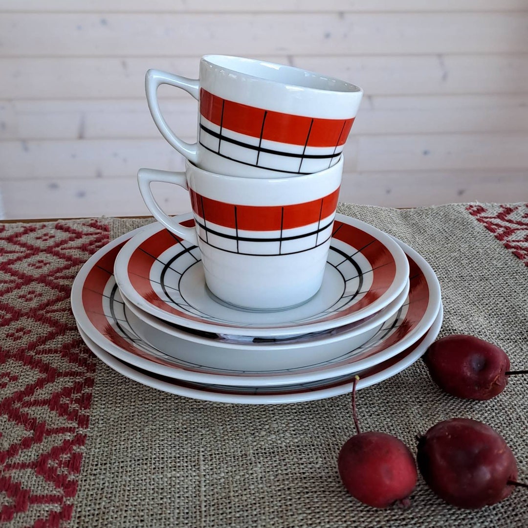 Arabia Finland Verkko Coffee Cup Triplet 111 Esteri Tomula - Etsy