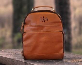 Monogrammed Laptop Backpack - Etsy
