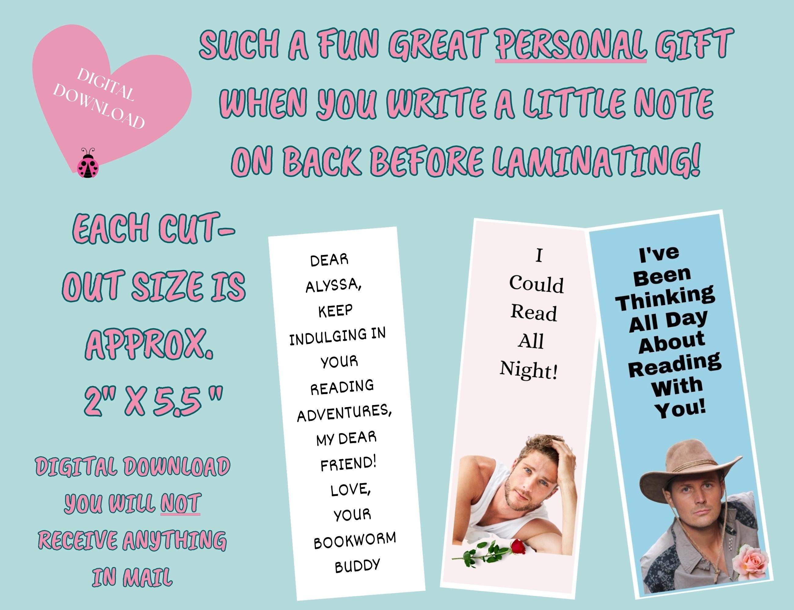 Printable Digital Bookmarks Bundle for Book Lovers, Cute Bookmarks That ...