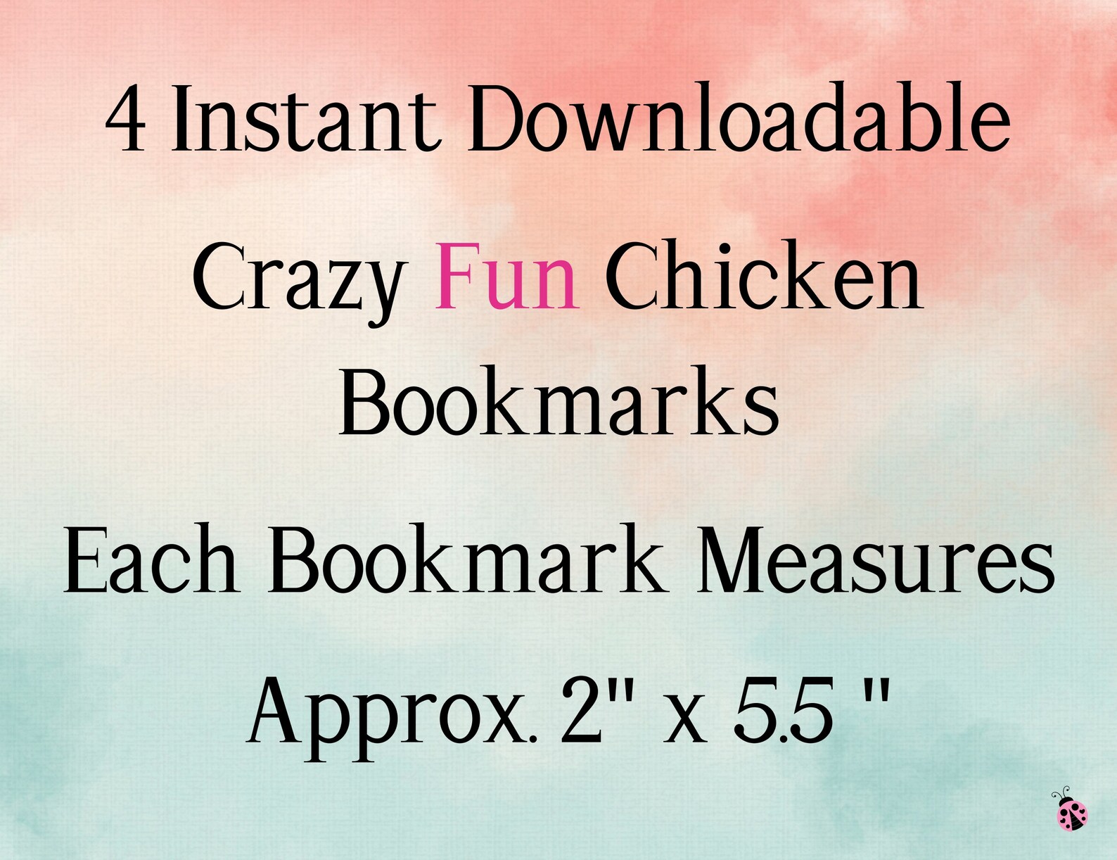 Printable Bookmarks~cute Printable Bookmarks~4 Crazy Chicken Bookmarks ...