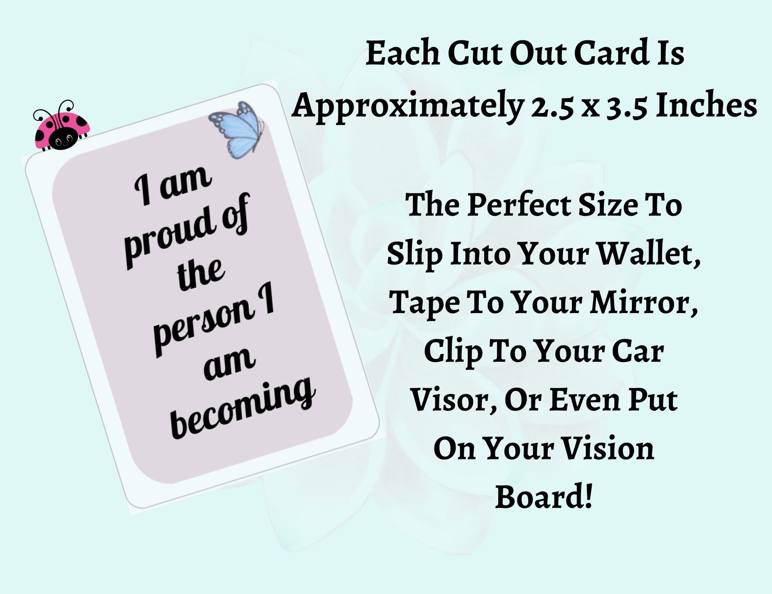 Printable Affirmation Cards for Women / Self Help Cards / 60+ Printable ...
