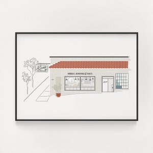 Rose's Noodles, Dumplings, & Sweet Shop Art Durham North Carolina Print ...