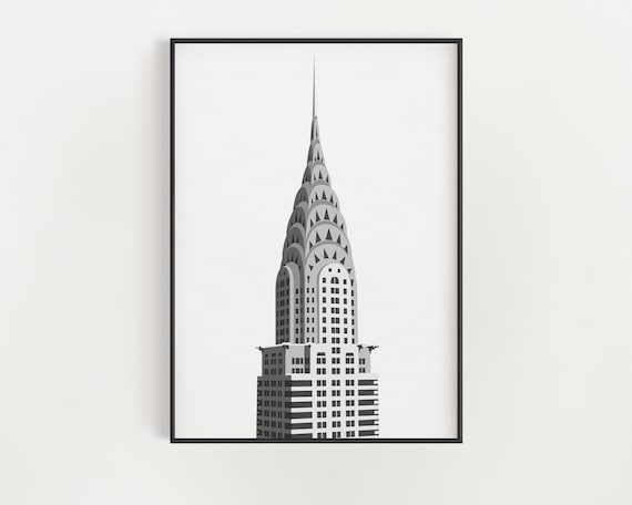 Chrysler Building Architectonische Tekening Chrysler Building