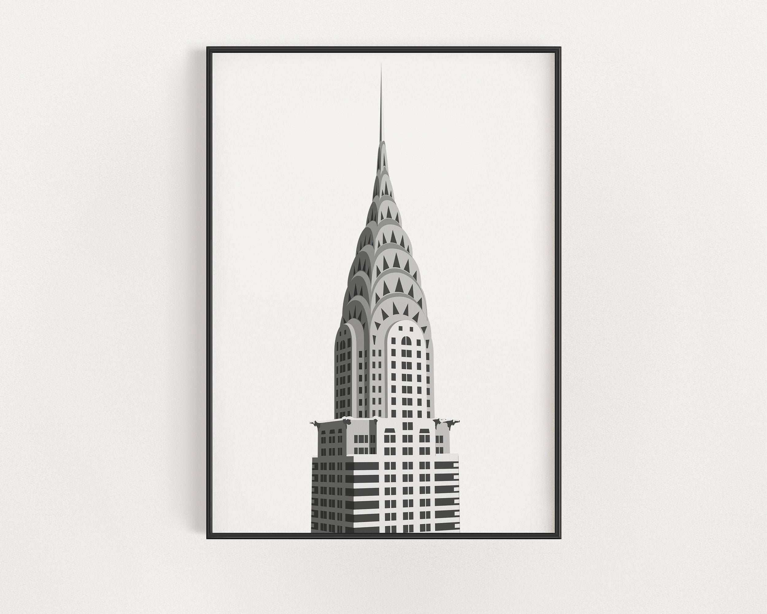 Chrysler Building Line Drawing
