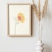 Sunflower Wall Art - Boho Flower Poster - Wildflowers Print - Etsy