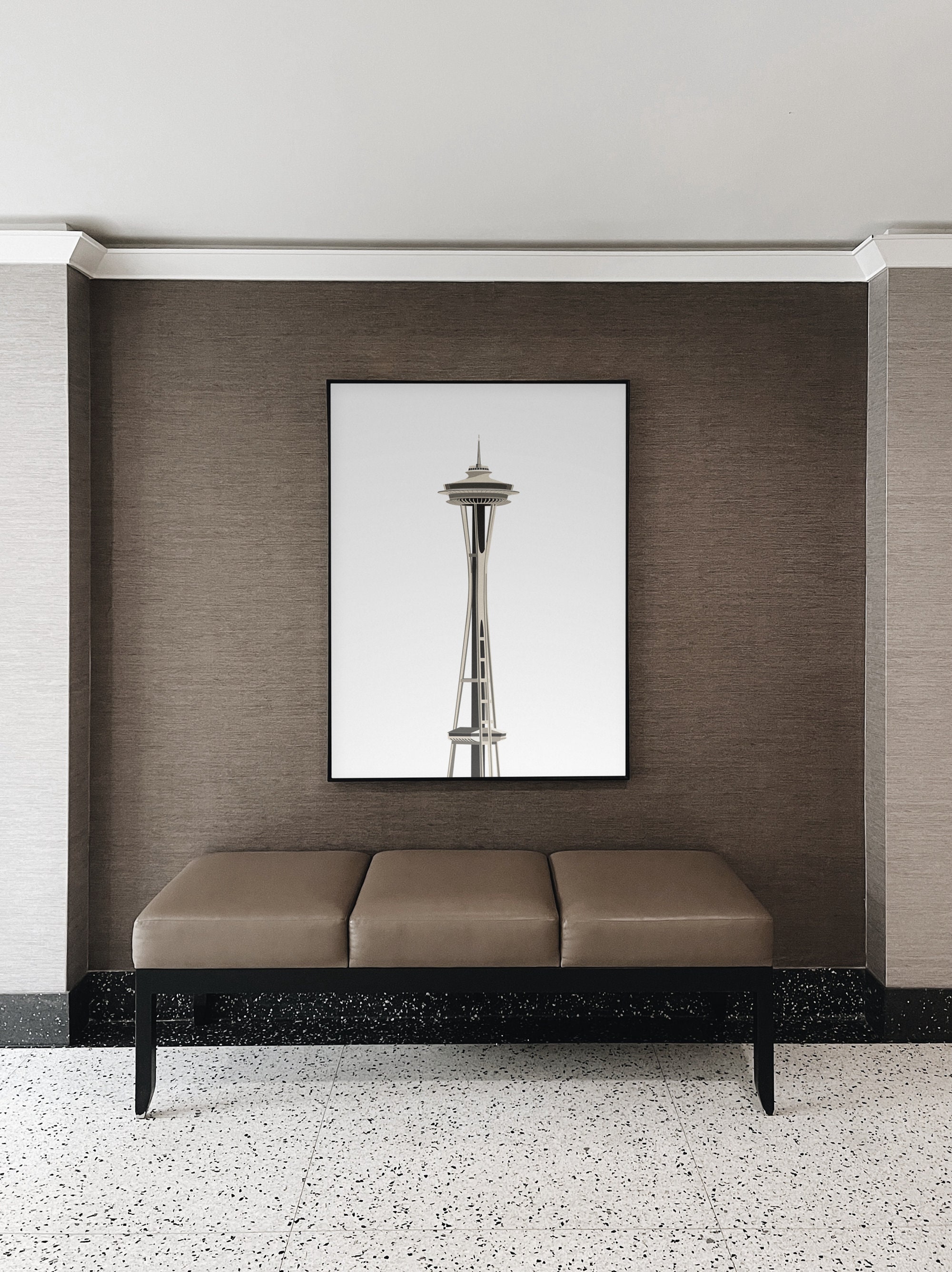 Seattle Space Needle Tower Architecture Poster Seattle - Etsy