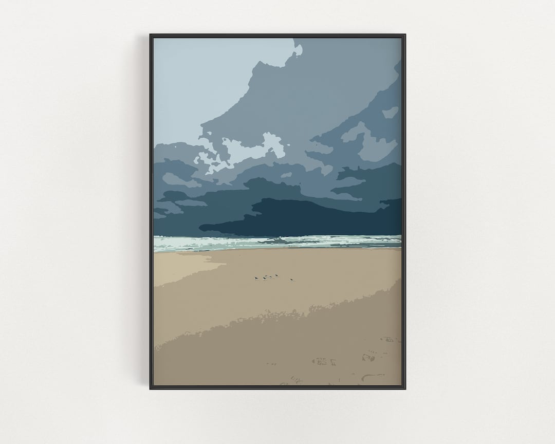 Frisco Beach Outer Banks Wall Decor - Cape Hatteras in Summer Storm ...