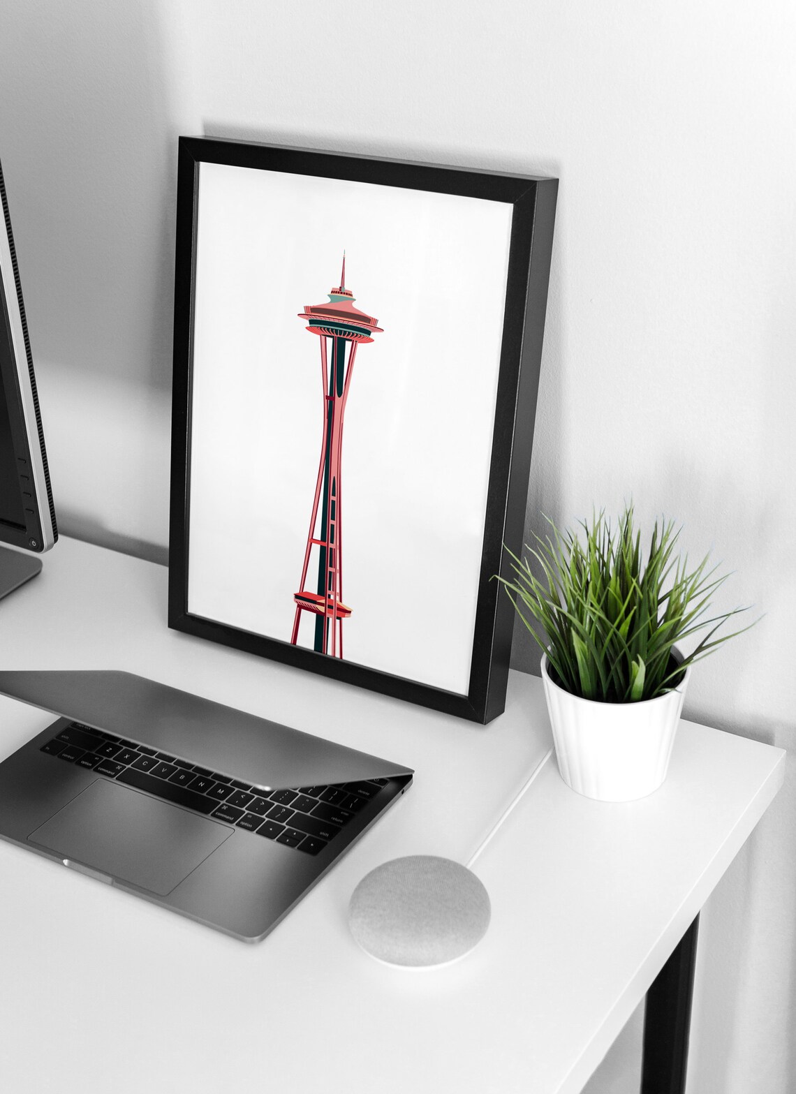 Seattle Space Needle Print Architecture Poster Seattle | Etsy