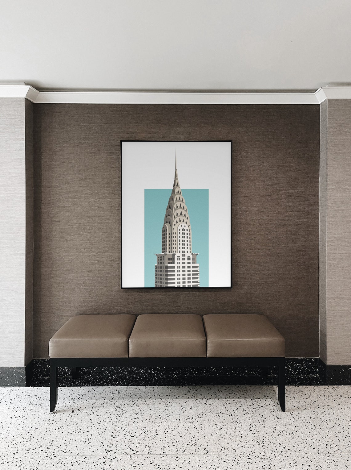 Chrysler Building Print Art Deco Skyscraper Manhattan - Etsy