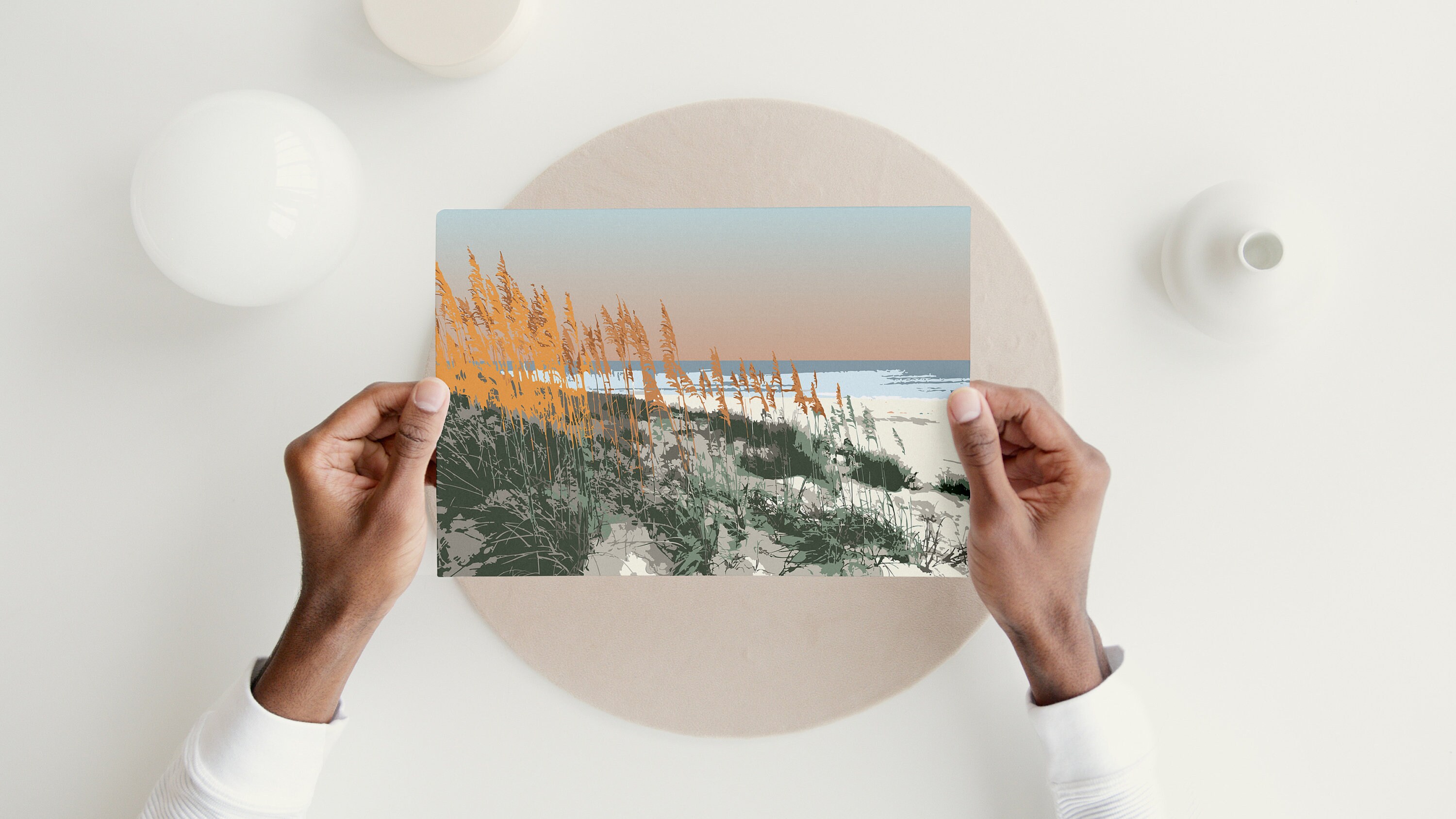 Outer Banks Poster Frisco Beach North Carolina Print Sand Dunes Wall ...