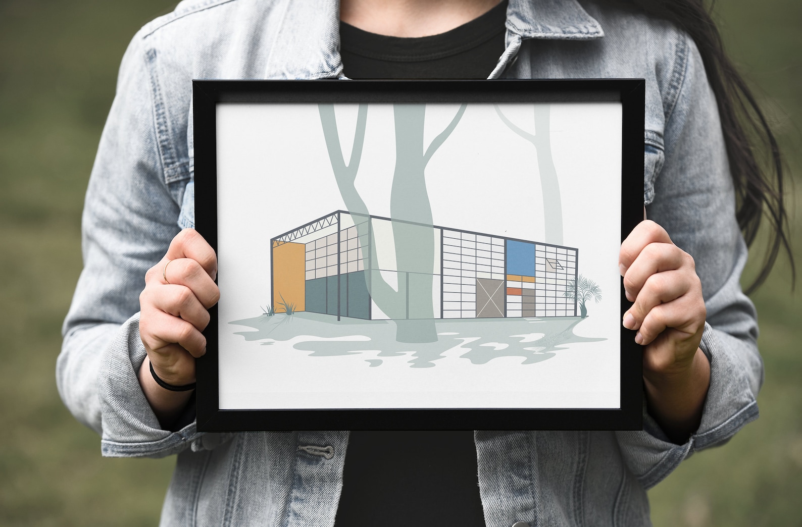 Eames House Print - Ray & Charles Eames Concept House No. 8 - Mid ...
