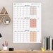 PRINTABLE 2024 Quarterly Wall Calendar Set, 90 Day Planning, Quarterly ...