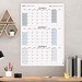 PRINTABLE 2024 Quarterly Wall Calendar Set, 90 Day Planning, Quarterly ...