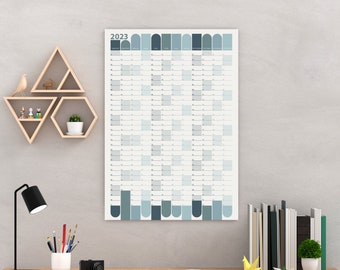 Boho Color Monthly Planner Calendar 2024 Desk Calendar - Etsy