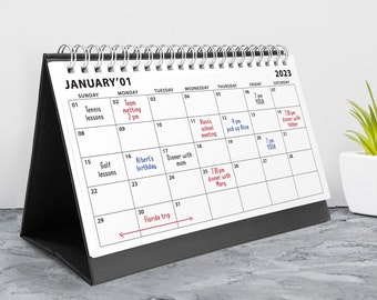 Gray Special Paper 2024 Desk Calendar, Brown Rigid Triangle Leg, 2024 ...