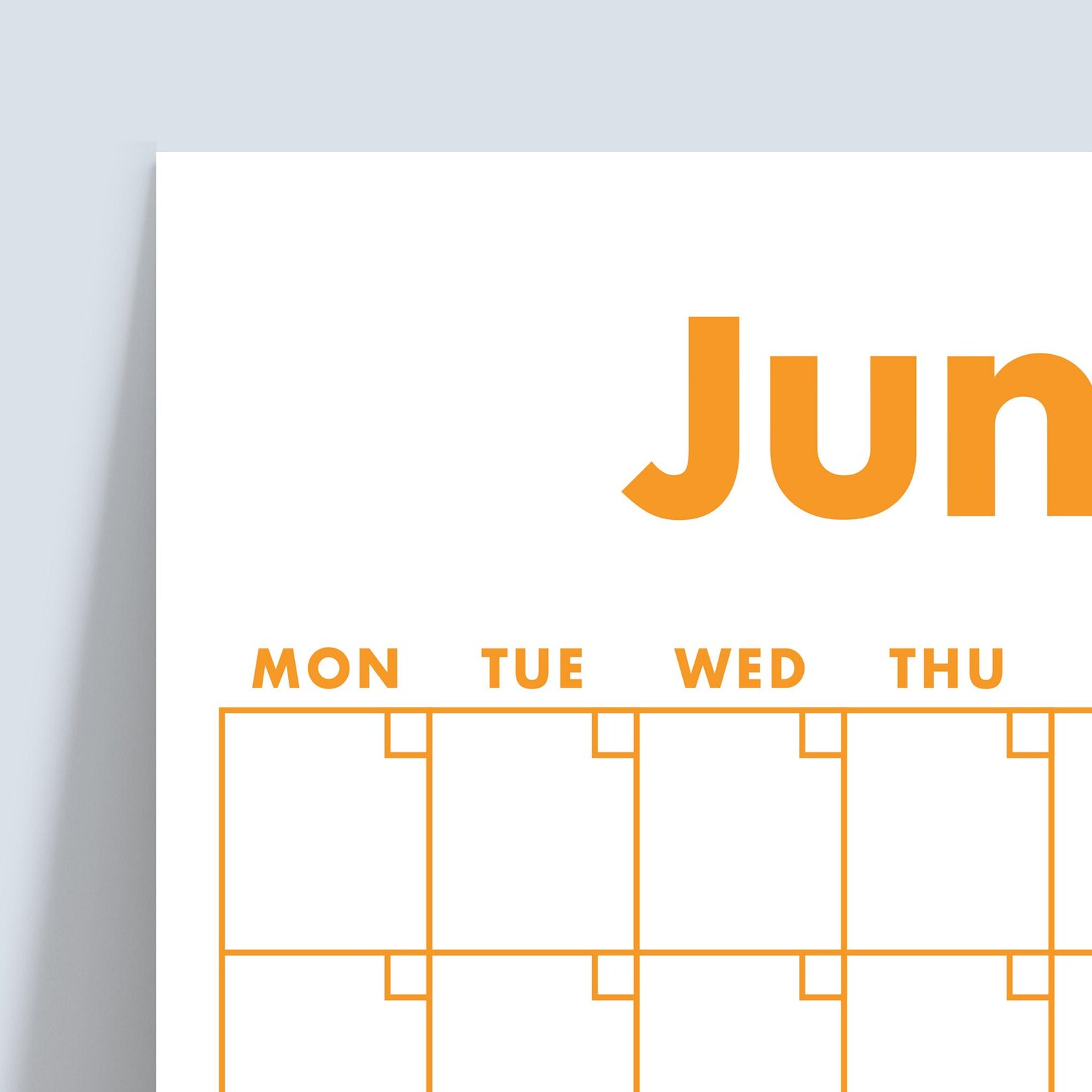 Undated Monthly Wall Planner Colourful, Habit Tracker Planner, Large ...