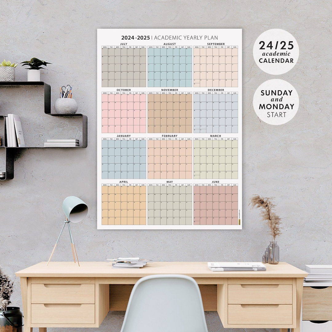 2026-2027 Academic Wall Calendar, Mid-year Calendar, Year Planner ...