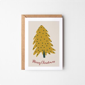 Printable Christmas Tree 8 Cards Set, Digital Download A6, 5x7” Holiday ...