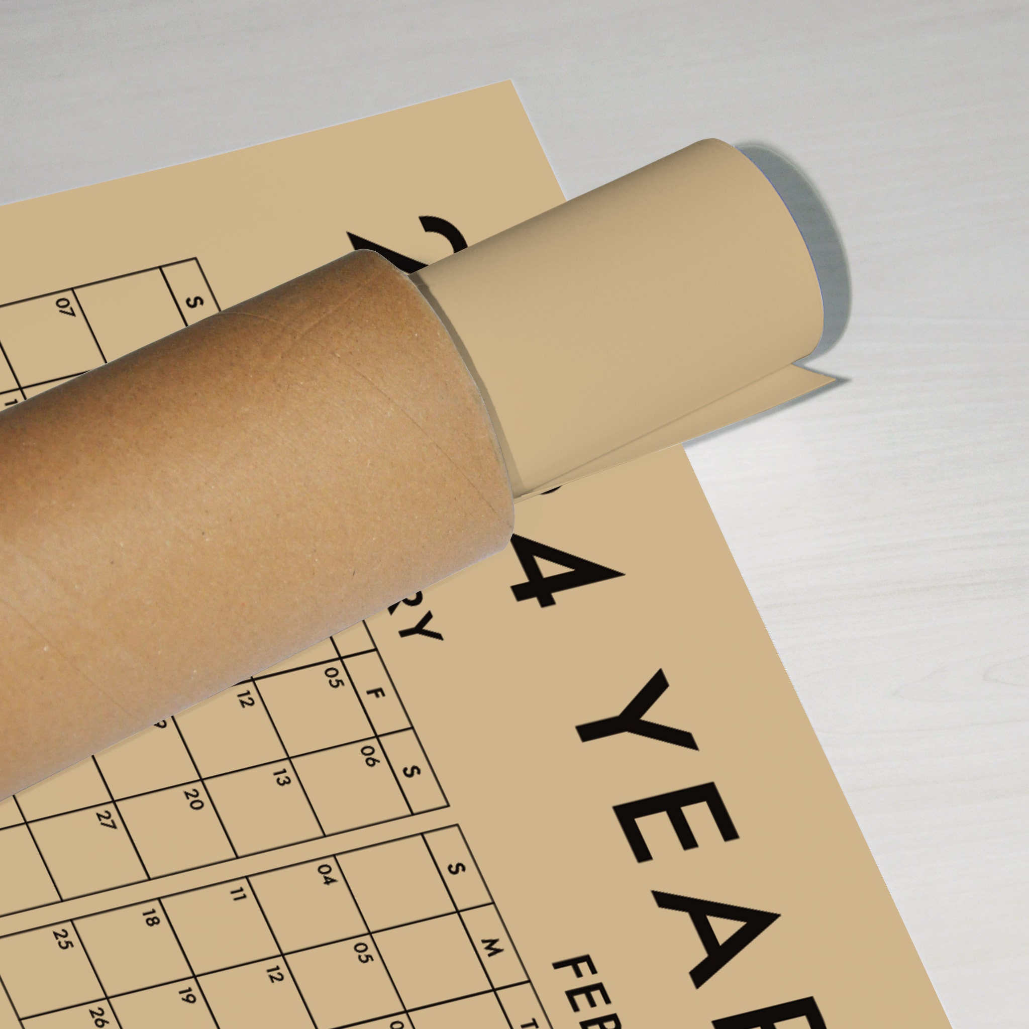 KRAFT Brown Special Paper 2025 Wall Calendar Year Wall Planner Annual Planner Monthly Planner Family Planner MONDAY or SUNDAY Start Etsy UK