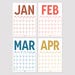 Boho 2026 Wall Calendar: Earthy Tones, Monthly Planner (A4, 33x48 Cm ...