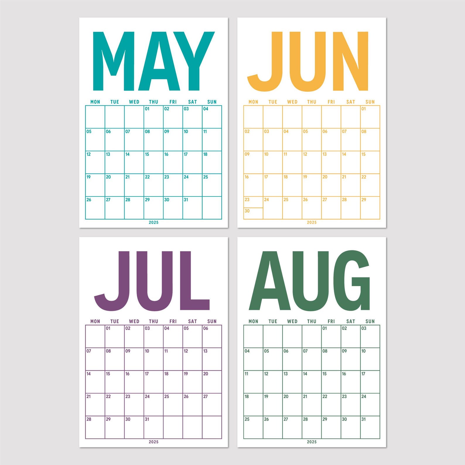 Boho 2026 Wall Calendar: Earthy Tones, Monthly Planner (A4, 33x48 Cm ...