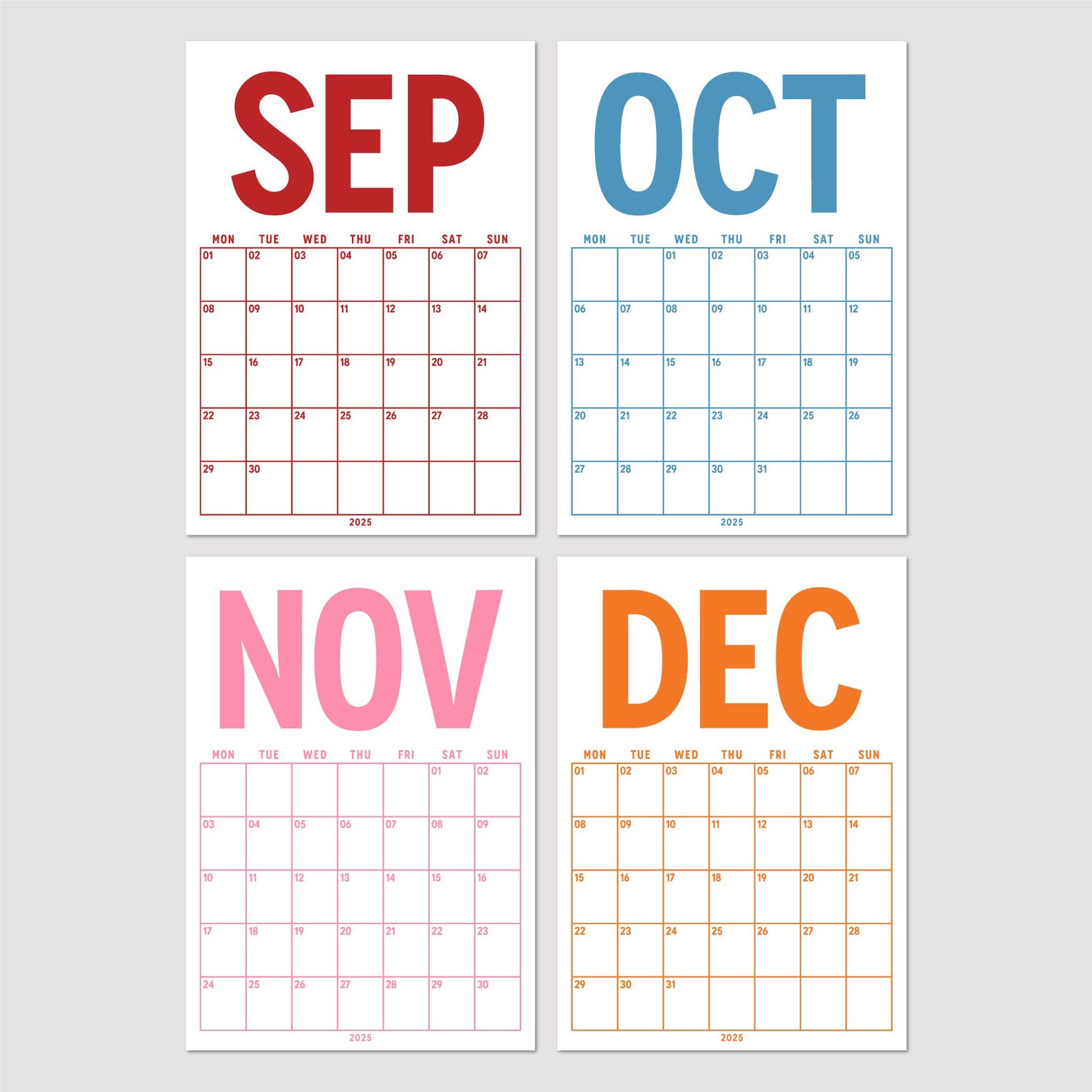 Boho 2026 Wall Calendar: Earthy Tones, Monthly Planner (A4, 33x48 Cm ...