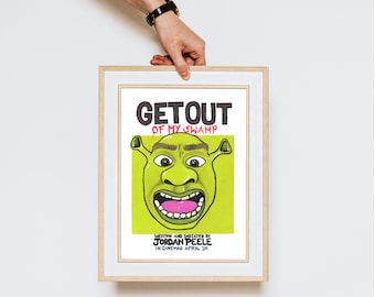 Shrek "get Out of My Swamp" Door Sign - Etsy Australia