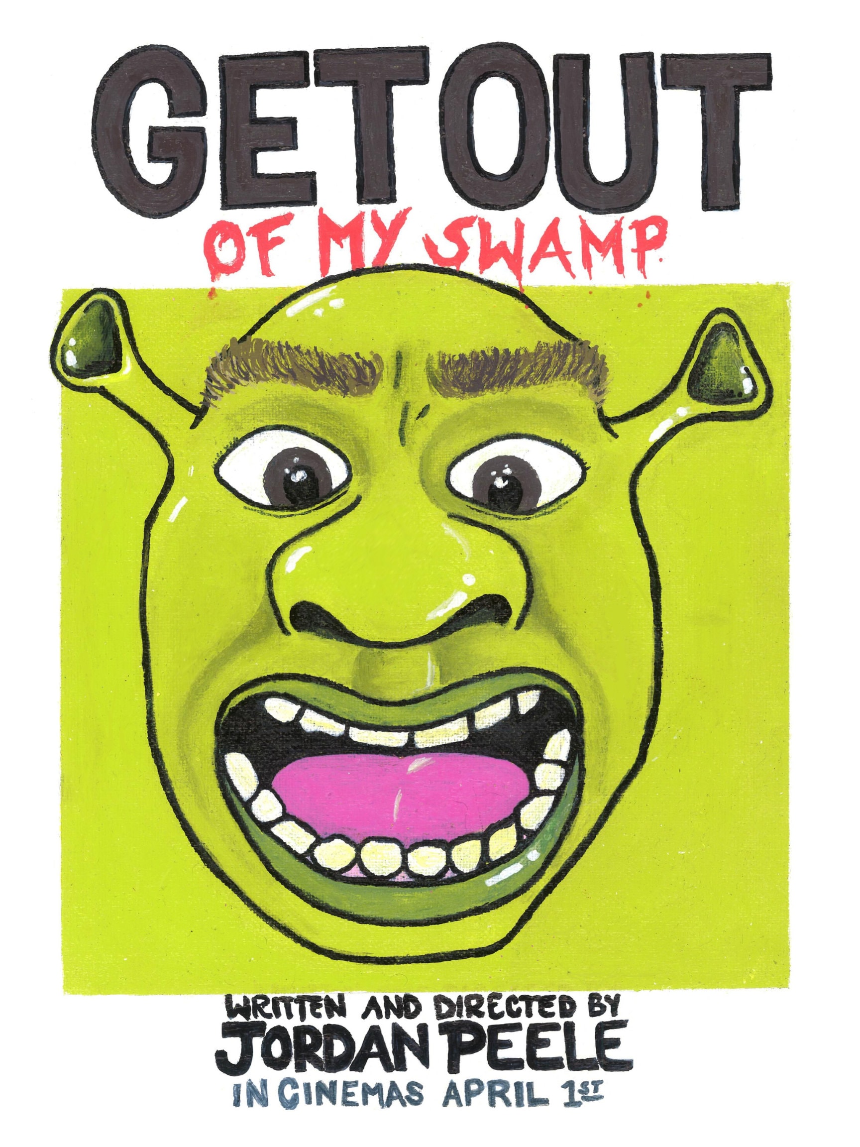 Shrek Get Out Poster Downloadable Art/printable Art - Etsy