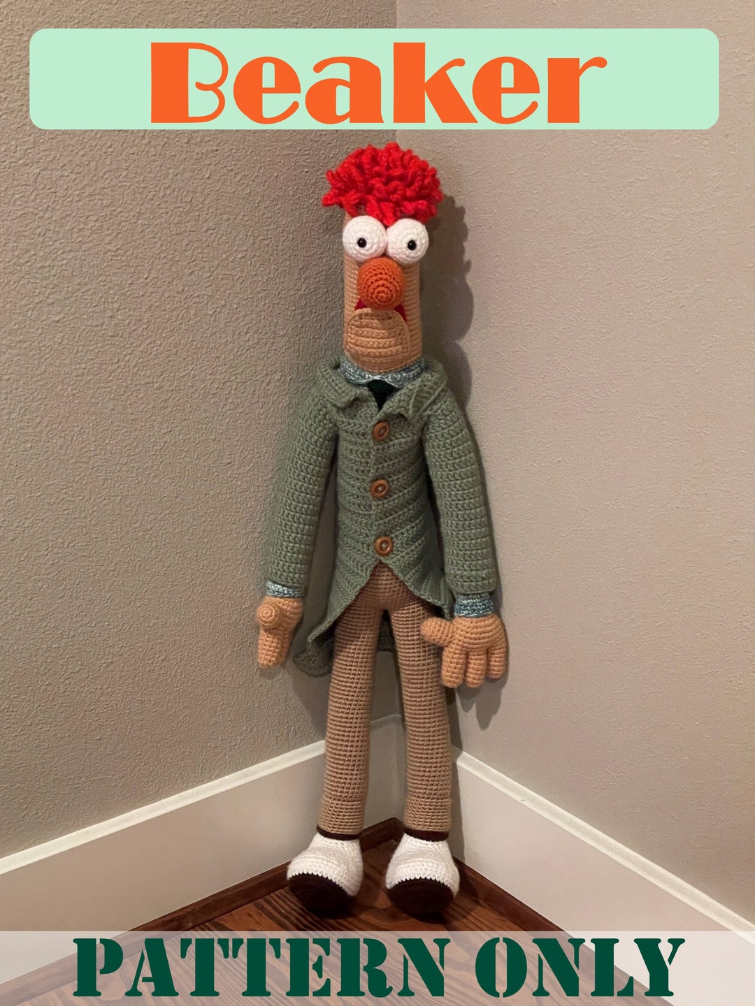 BEAKER (from the Muppets) - PDF Pattern by Crochet-craftsman - Etsy