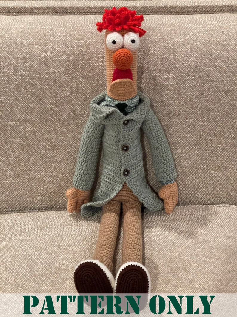 BEAKER from the Muppets PDF Pattern by Crochet-craftsman - Etsy