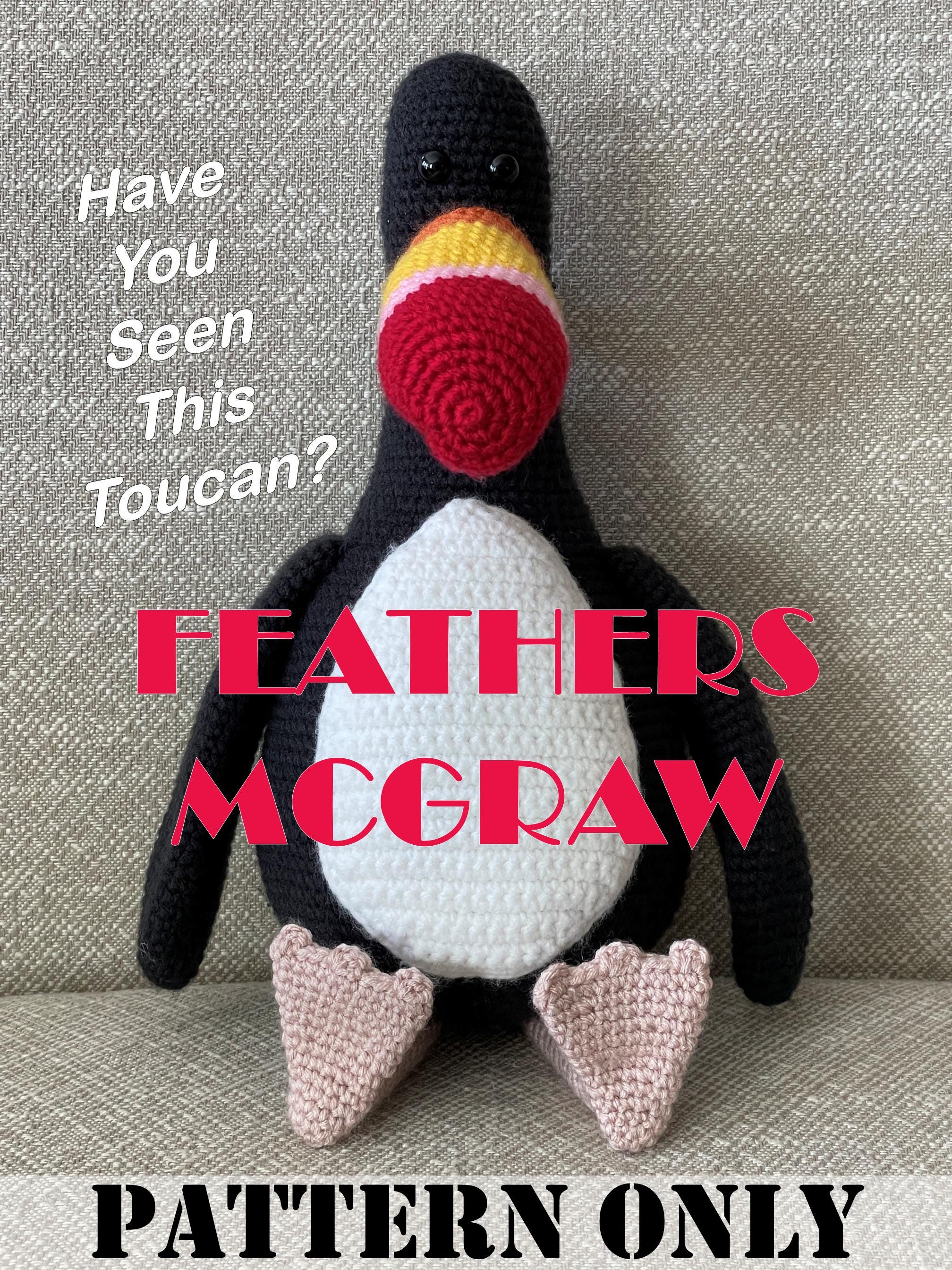 FEATHERS MCGRAW (from Wallace & Gromit) - PDF Pattern by Crochet ...