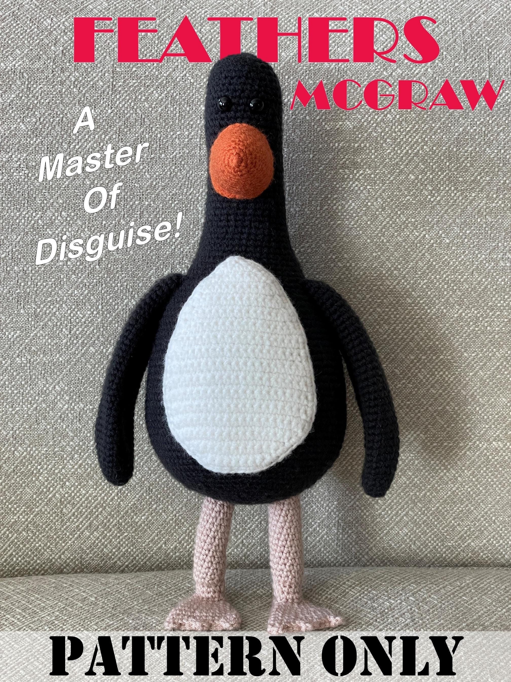 FEATHERS MCGRAW (from Wallace & Gromit) - PDF Pattern by Crochet ...