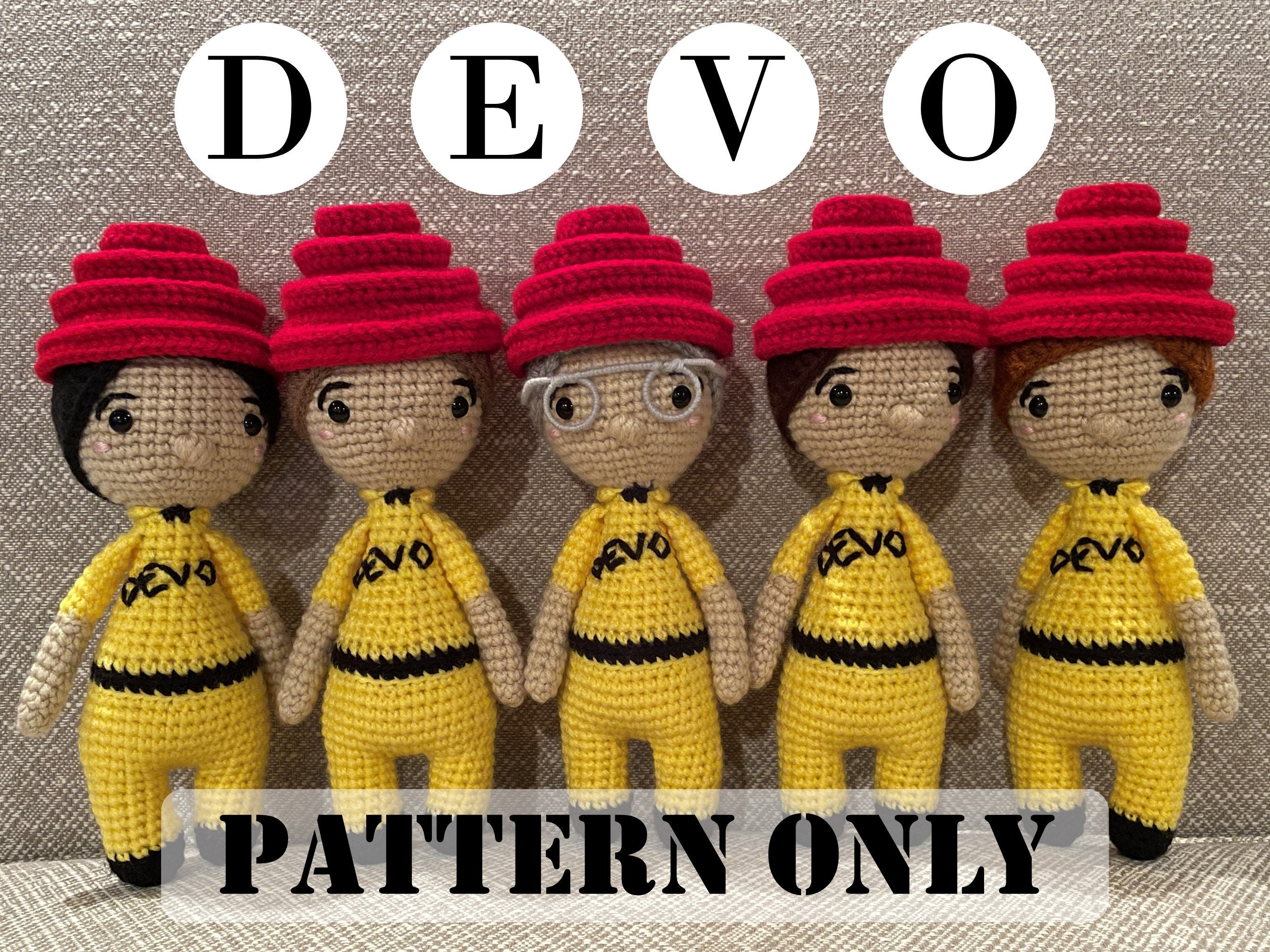 DEVO PDF Pattern by Crochet-craftsman amour Fou Crochet Inspired - Etsy