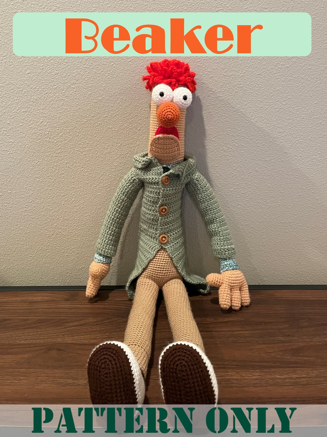 BEAKER from the Muppets PDF Pattern by Crochet-craftsman - Etsy