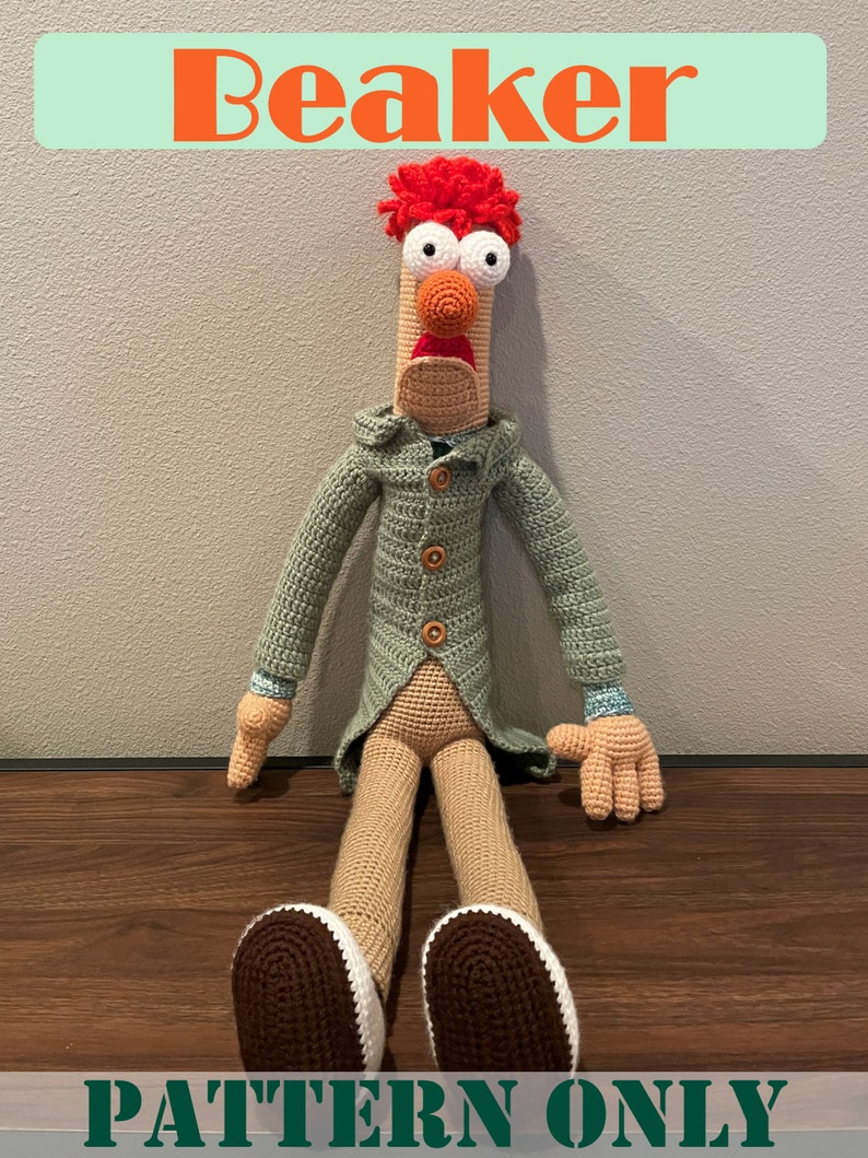 BEAKER from the Muppets PDF Pattern by Crochet-craftsman - Etsy