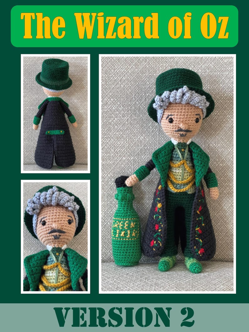 The Wizard of Oz - PDF Pattern by Crochet-craftsman - Etsy