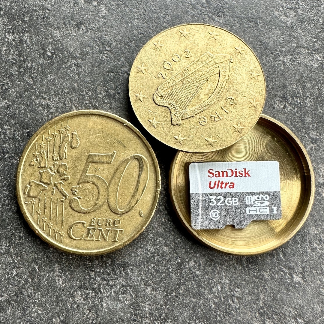 Spy Coin Secret Agent Coin 50 Cent Fifty Cents Euro Hidden Secret ...