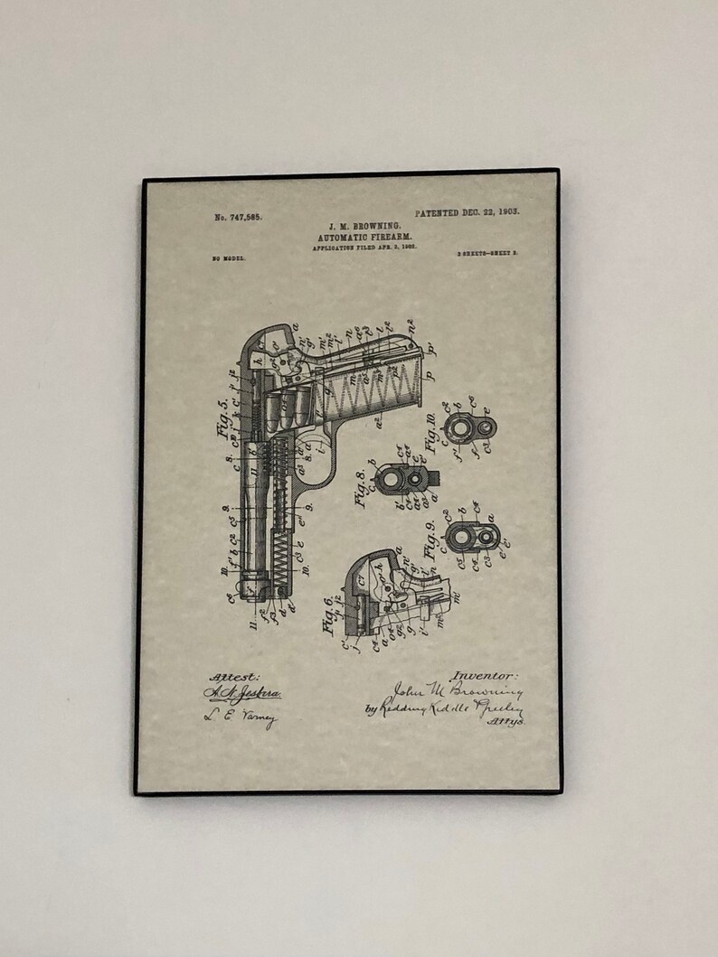 Printable Colt Model 1903 Pistol Poster. Vintage Poster. Gun - Etsy