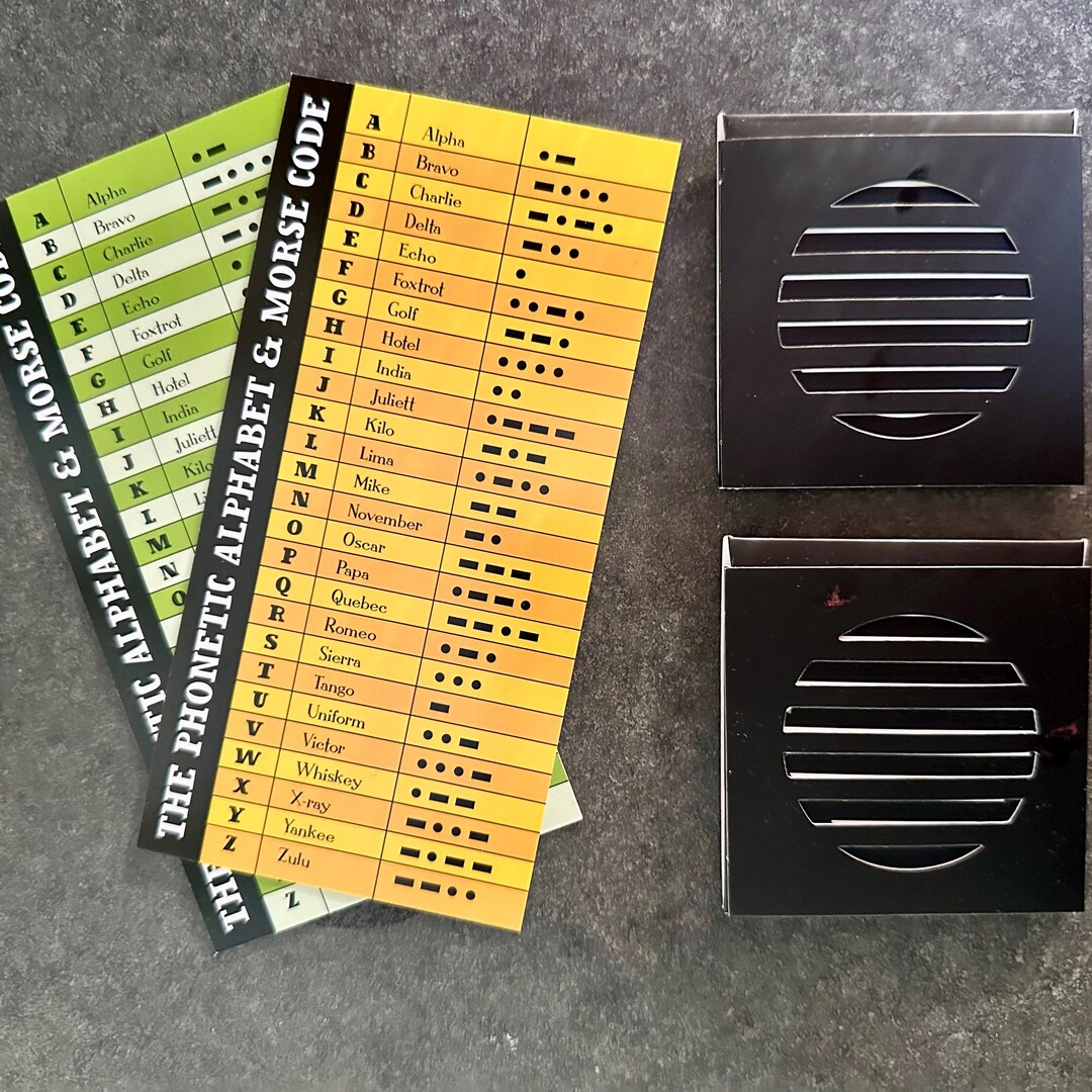 Educational Game Morse Code Signal Set Activity for Kids Family Fun ...