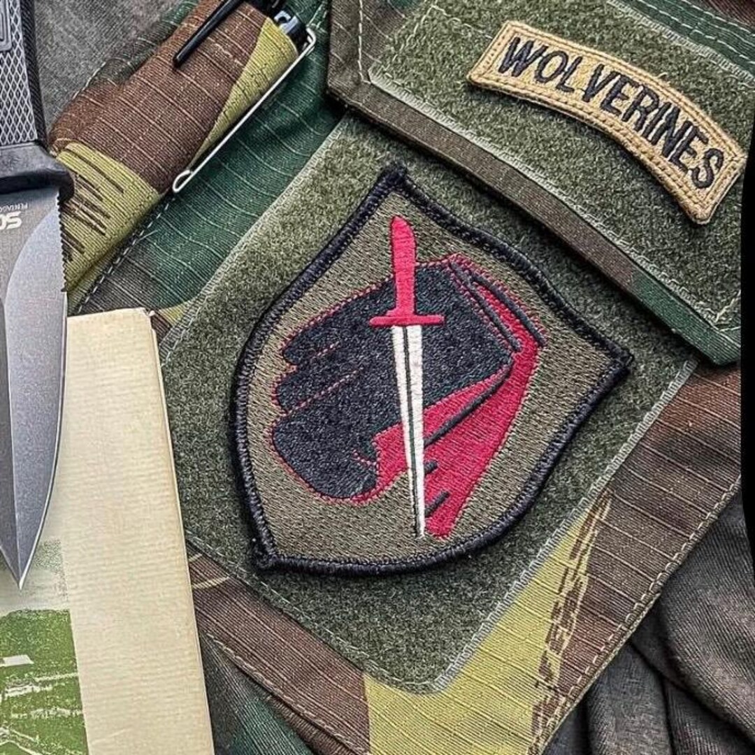 Cloak and Dagger Uniform Tactical Historical Vintage Repro WW2 Combat Shoulder Patch Historic ...